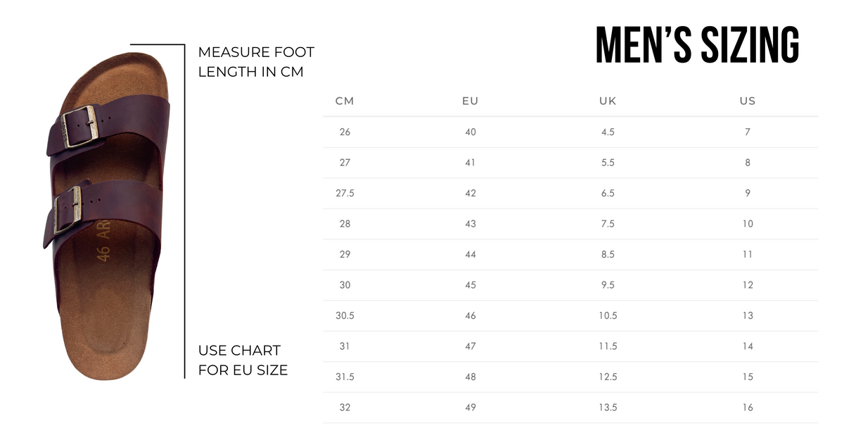 Size Guide – Footmaster